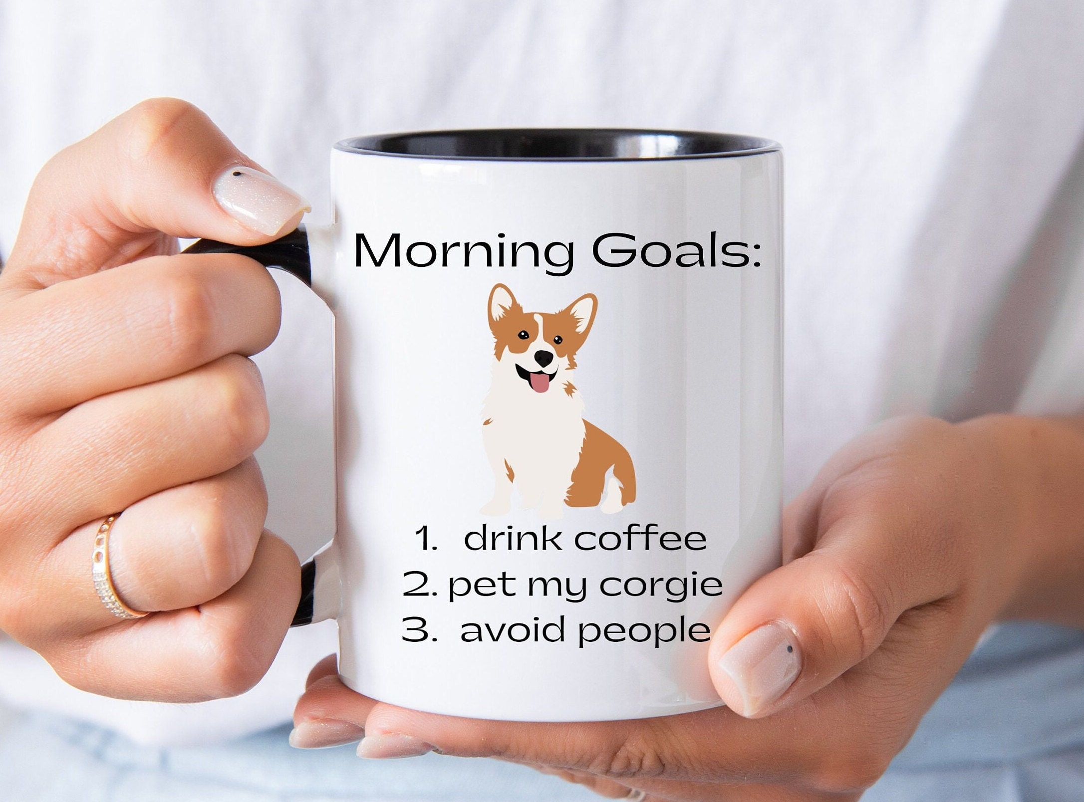 Corgi Coffee Mug Welsh Corgi Coffee Mug Dog Mugs Cute Dog - Etsy