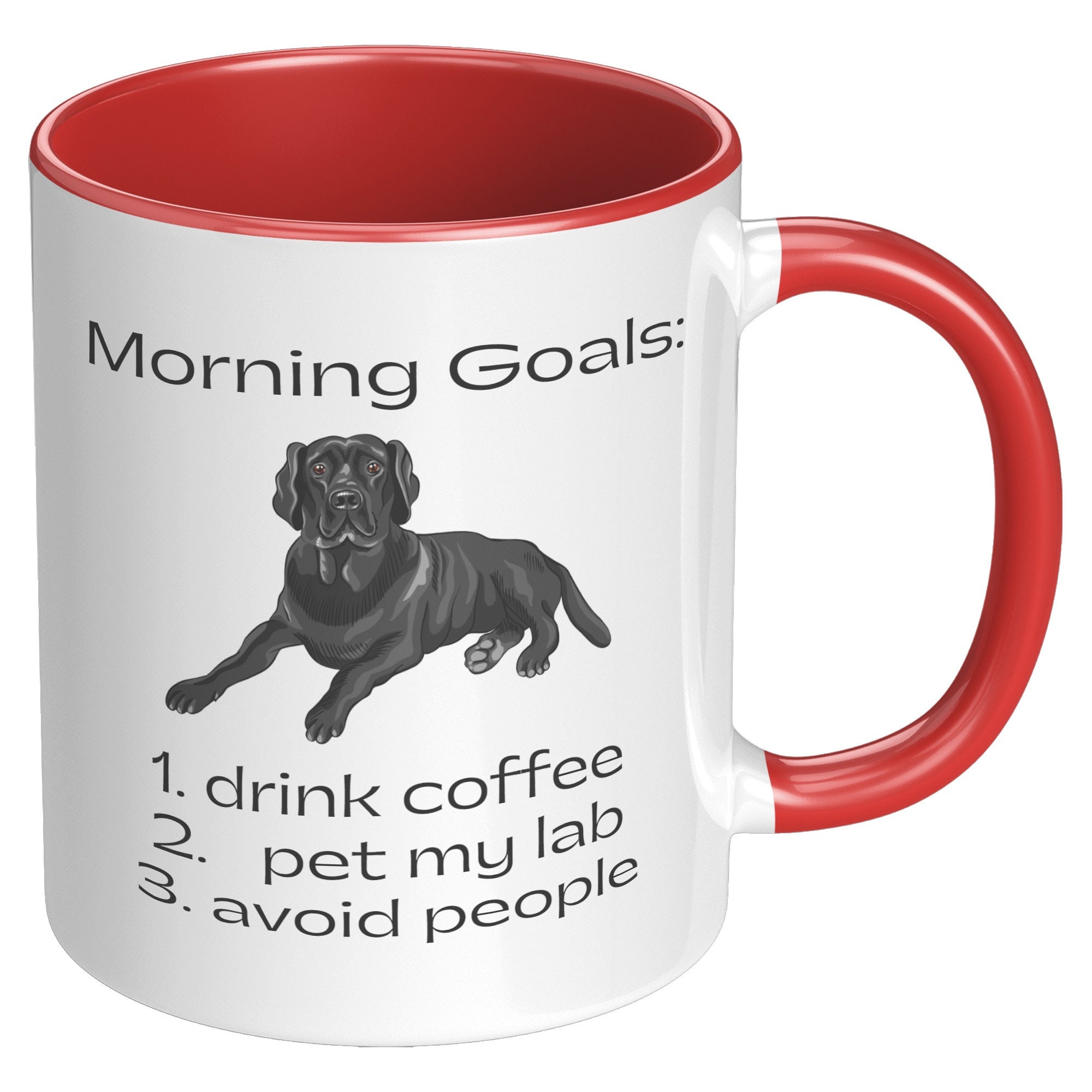 Black Lab Coffee Mug, Dog Coffee Mug, Dog Lover Gift, Dog Mugs ...