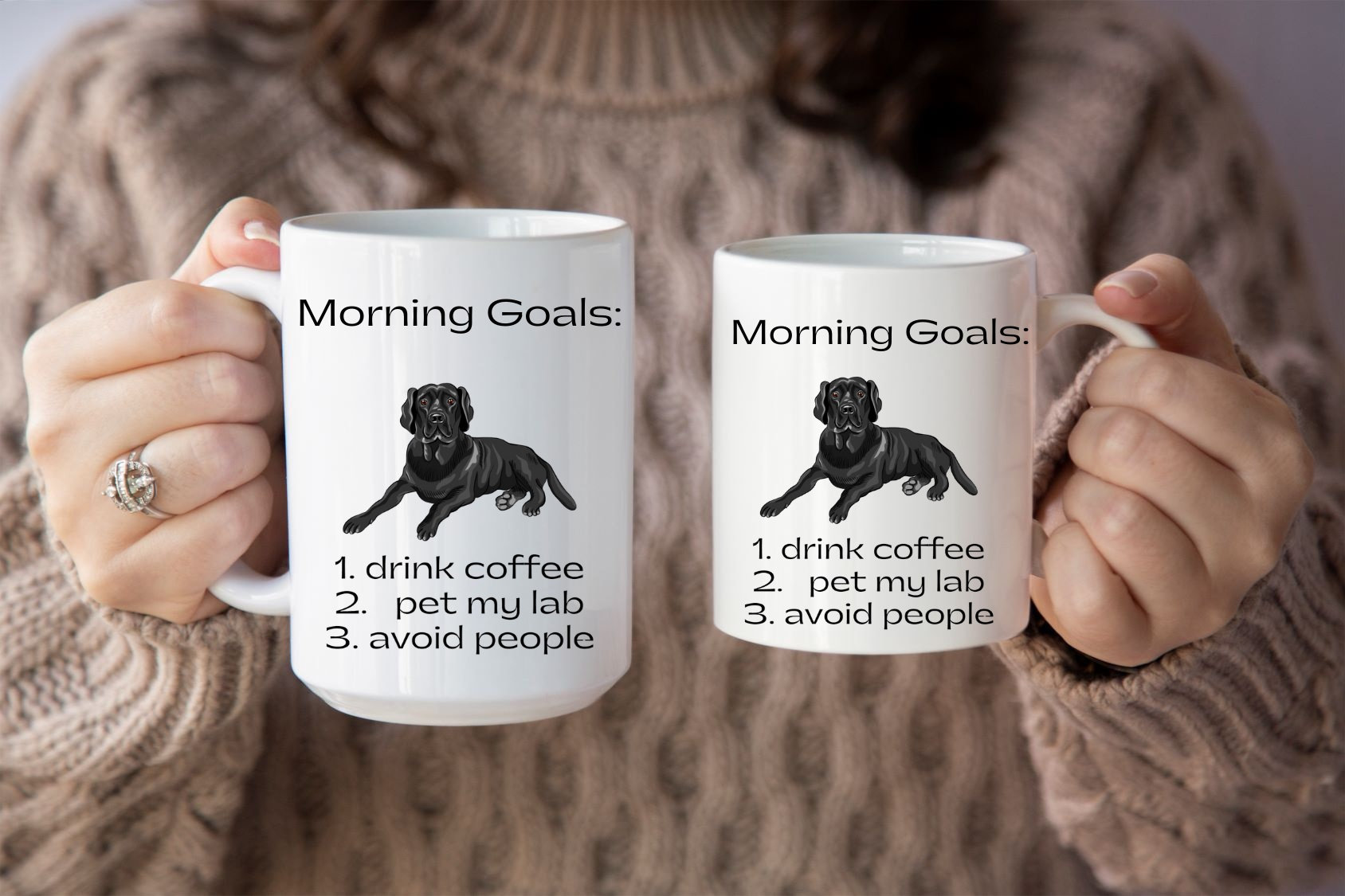 Black Lab Coffee Mug, Dog Coffee Mug, Dog Lover Gift, Dog Mugs ...
