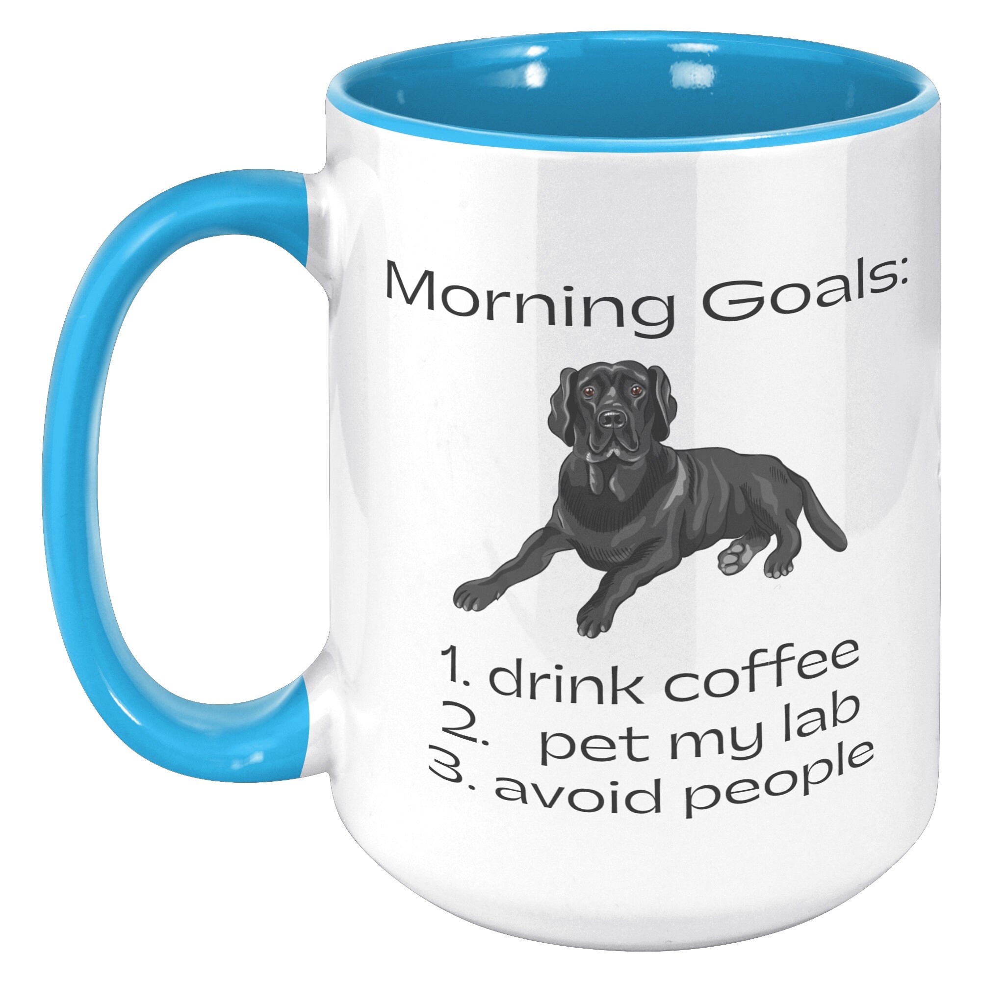 Black Lab Coffee Mug, Dog Coffee Mug, Dog Lover Gift, Dog Mugs ...