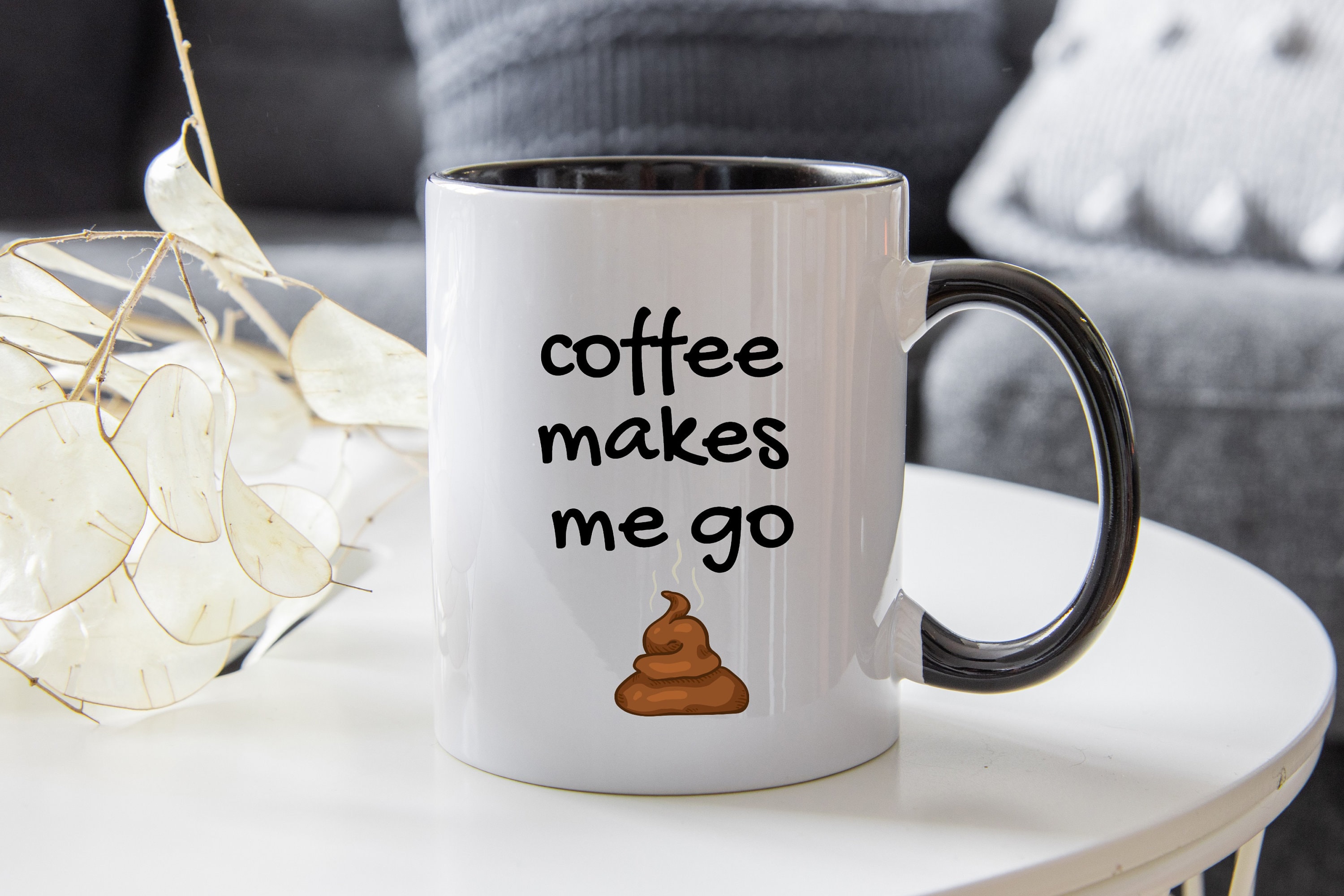 Coffee Makes Me Go Poop Coffee Mug Poop Mug Funny Poop Mug - Etsy