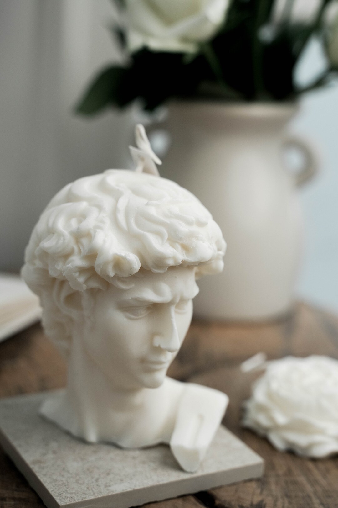Large David Candle Michelangelo David Candle Sculpture Candle Gift ...