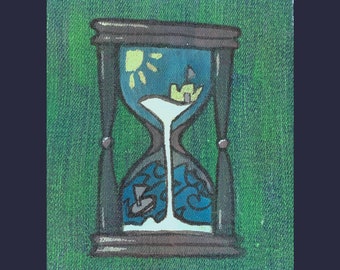 Hourglass and Roses Mystical Iron on Embroidery Patch Mtcoffinz Choose ...