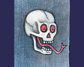 Evil Scary Clown Patch Skull Biker Back Patch Personalised - Etsy