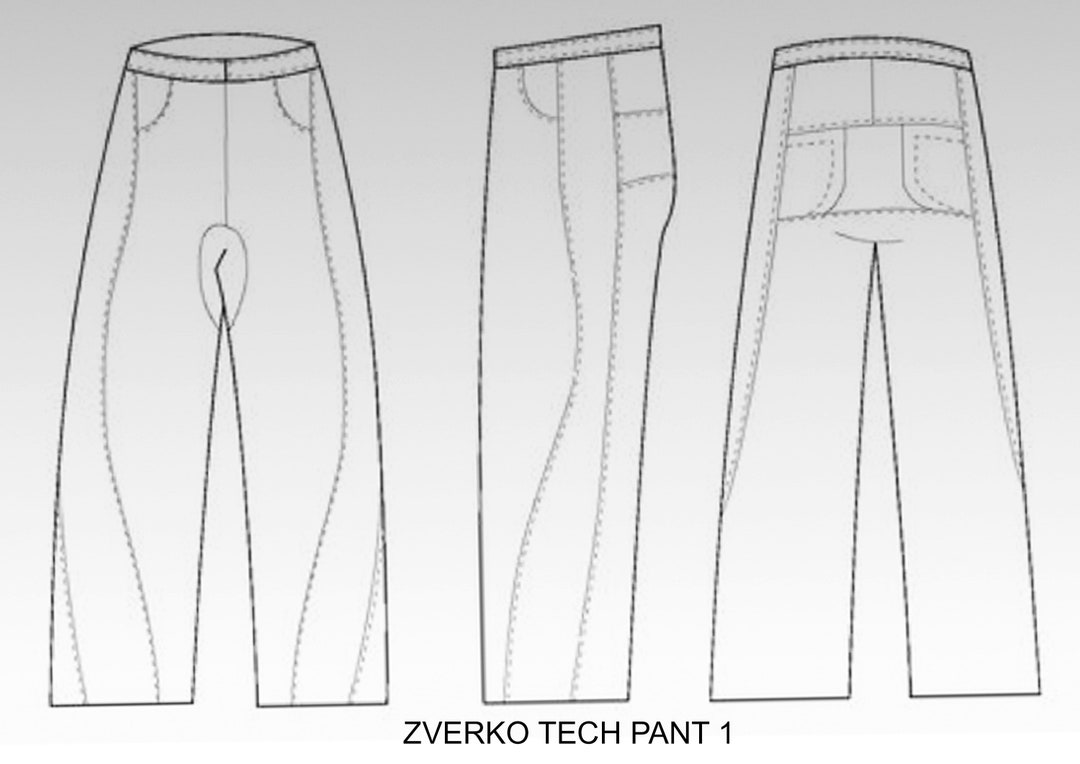 Tech Pack 1 A4 PDF Sewing Pattern - Etsy