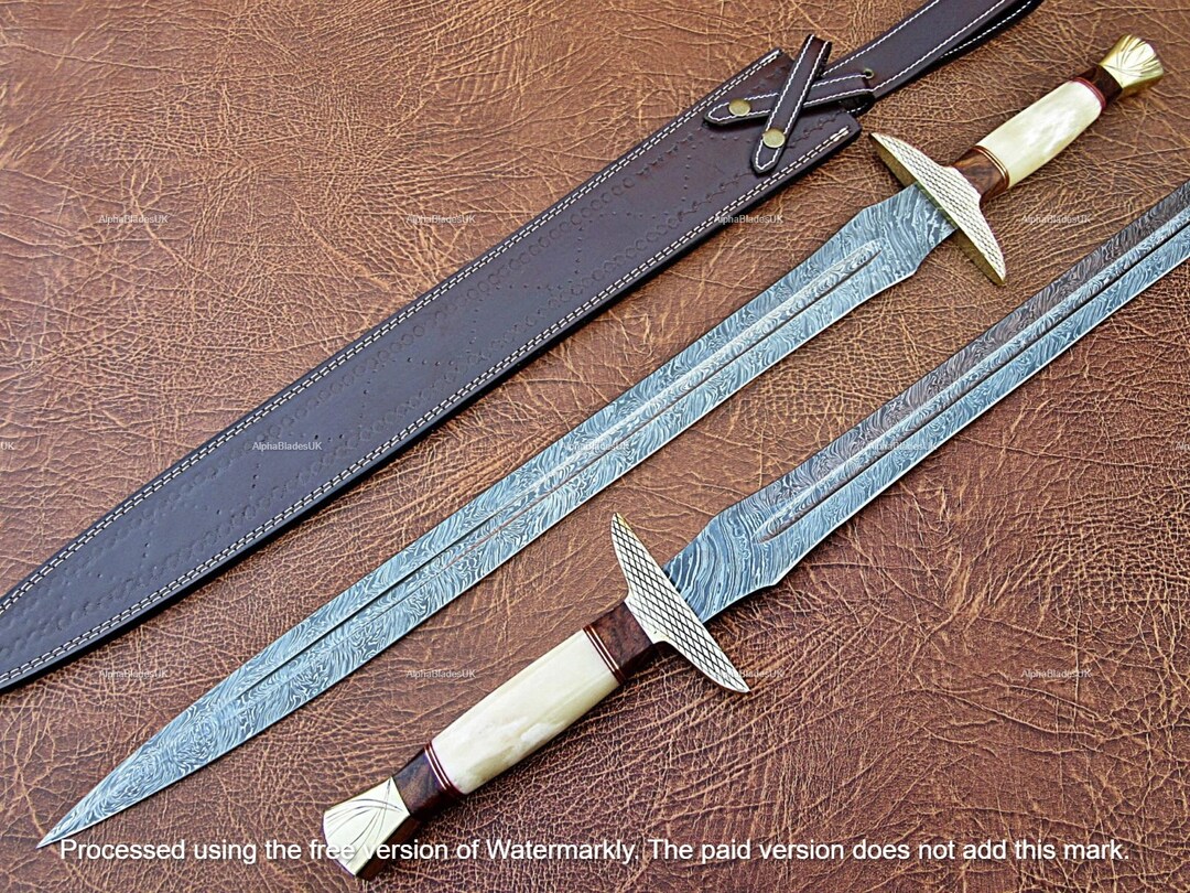 Hand Forged VIKING Sword Real Damascus Steel Beautiful Gift - Etsy