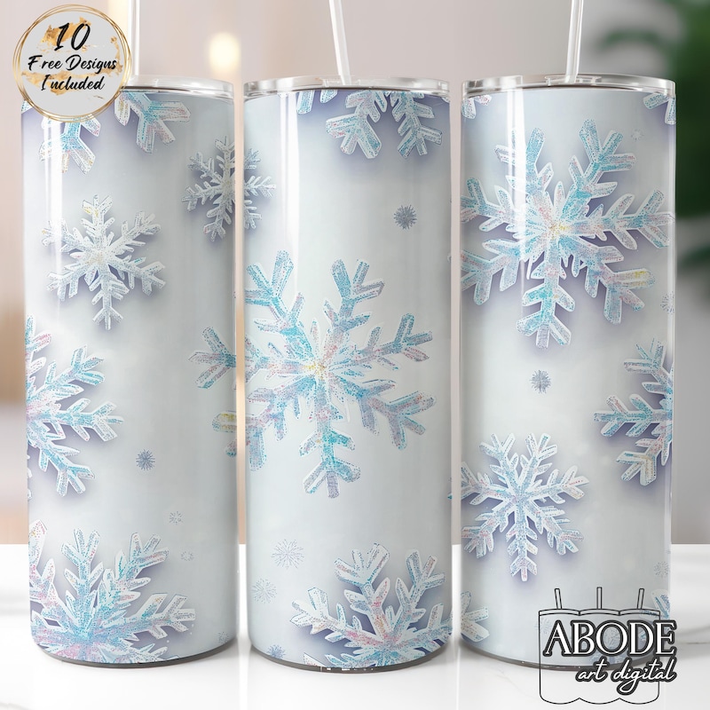 Snowflake Tumbler - Etsy