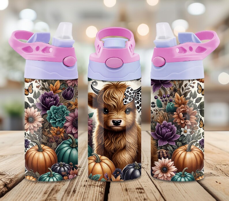 Fall Kids Sippy Cup Wrap Bundle: 12oz Tumbler PNG (digital Download) - Etsy