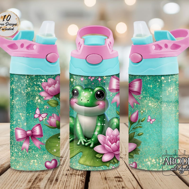 Frog 12 Oz Kids Tumbler - Etsy