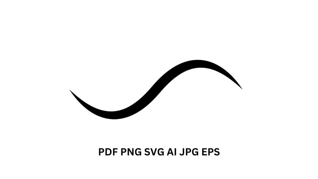 Simple Wave Design Svg Cool Wave Pdf Png Jpg Ai Eps - Etsy