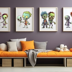 Halloween Zombie Cliparts, Ghoulish Zombie Cliparts, Transparent ...