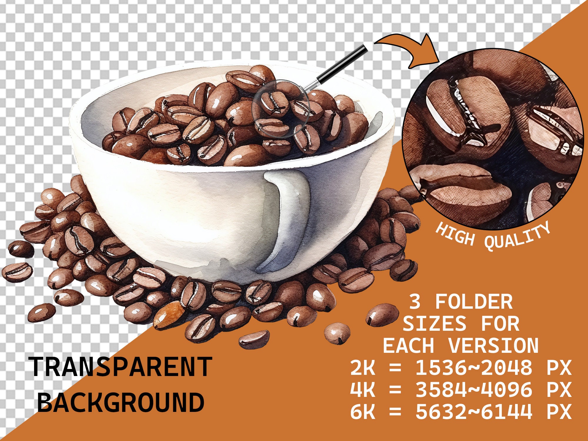 Breakfast Bliss, Watercolor Clipart Collection, Transparent PNG ...