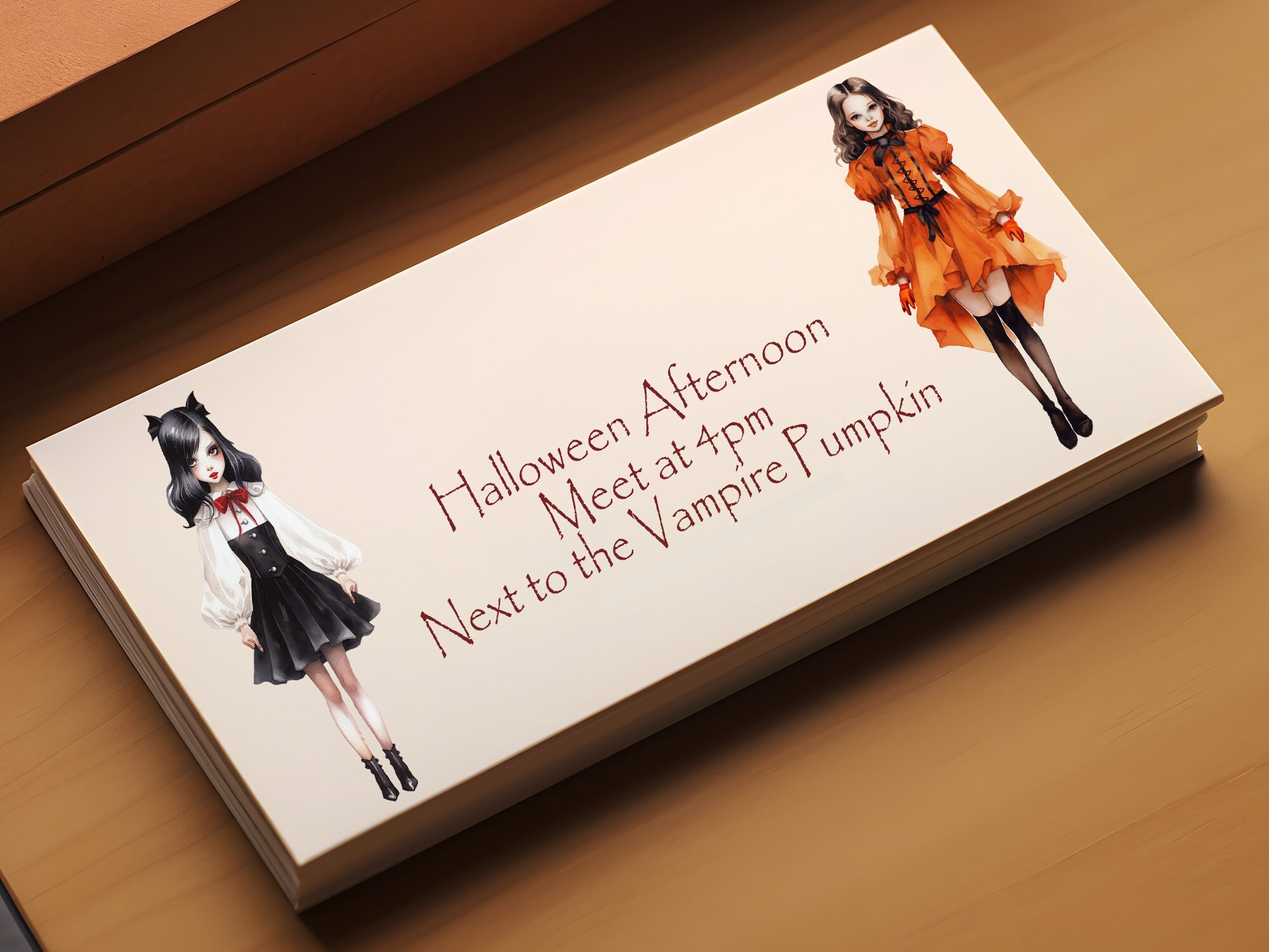 Vampire Girls Watercolor Clipart Bundle Dracula Girls - Etsy