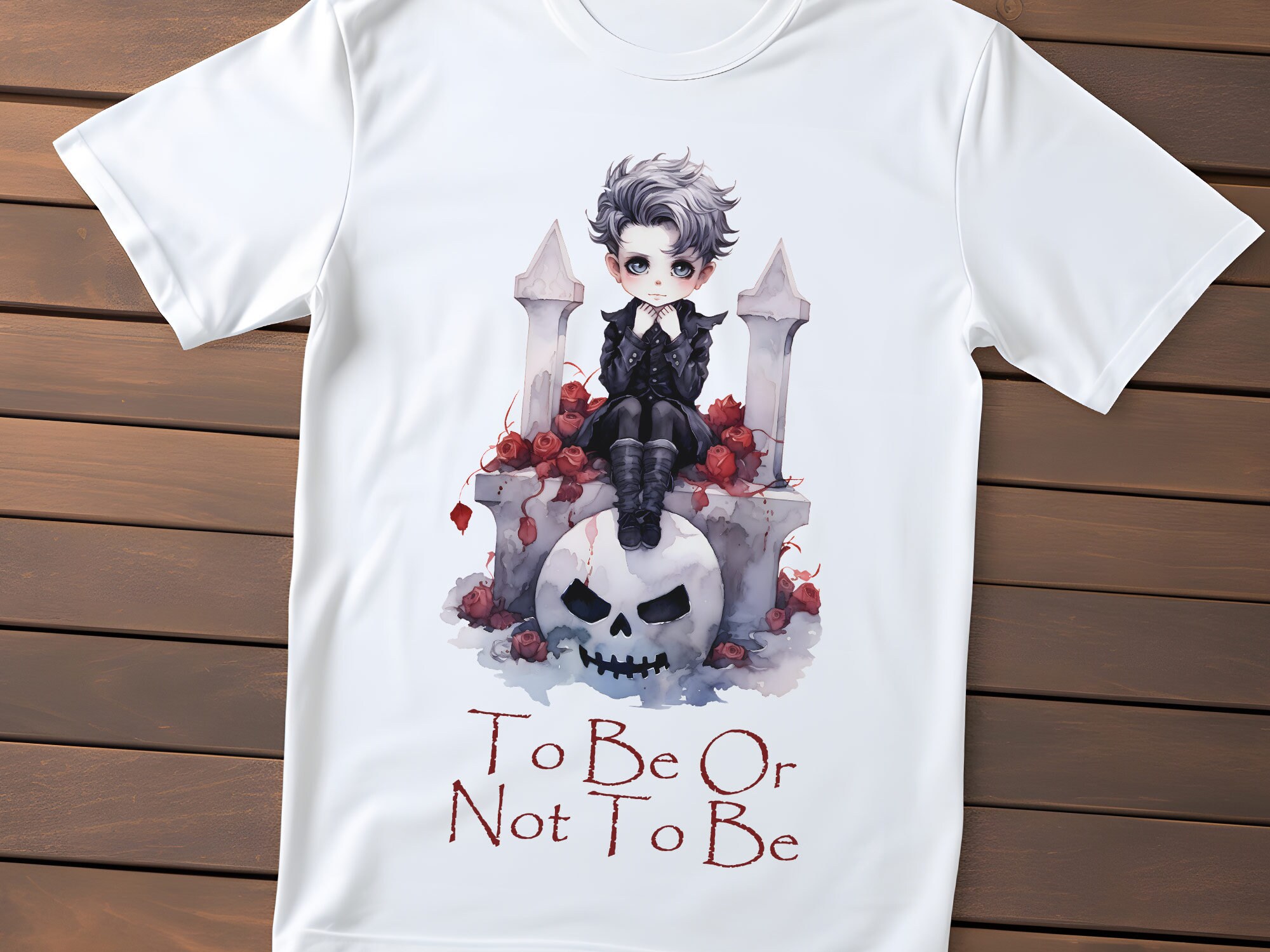 Anime Vampire Illustration, Cliparts Bundle, Mystical Dracula Boys ...