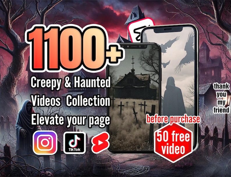 1100+ Creepy Haunted Viral Videos Collection for Social Media ...