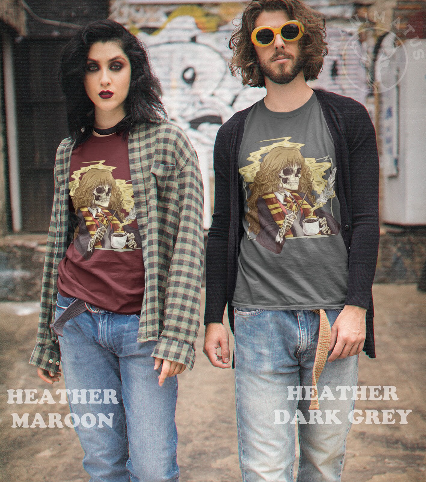 Intelligent Witch Skeleton Costume Tee, Knowledgeable Coffee Lover ...