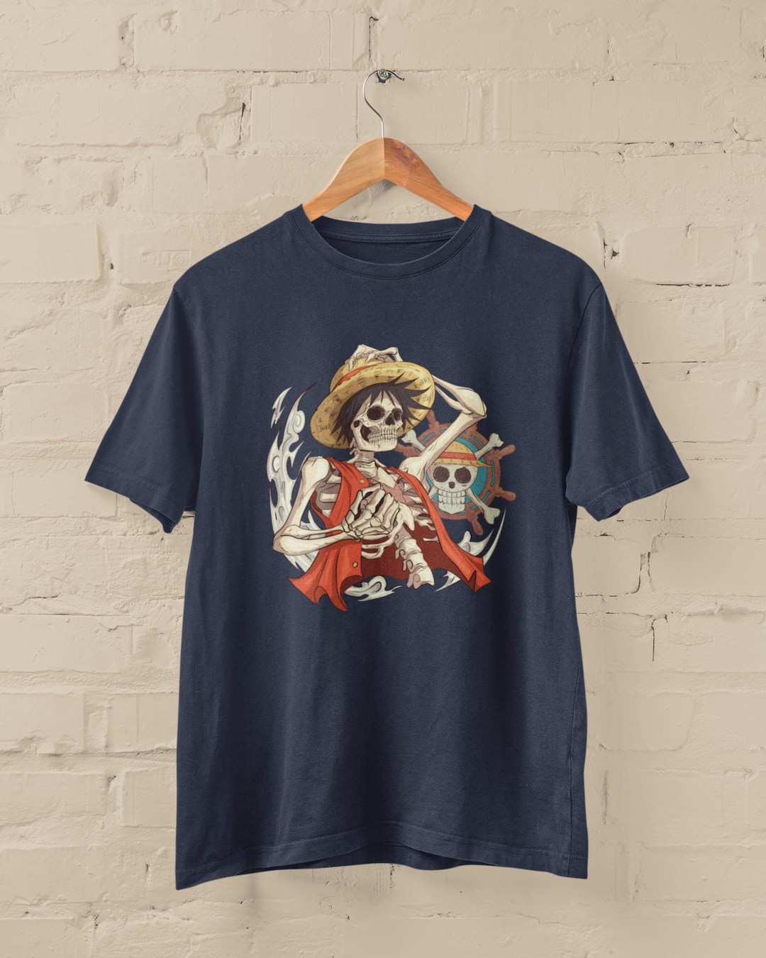 Luffy Skeleton Tee, Pirate Anime Shirt, Cosplay Costume, Manga Fan Gift ...