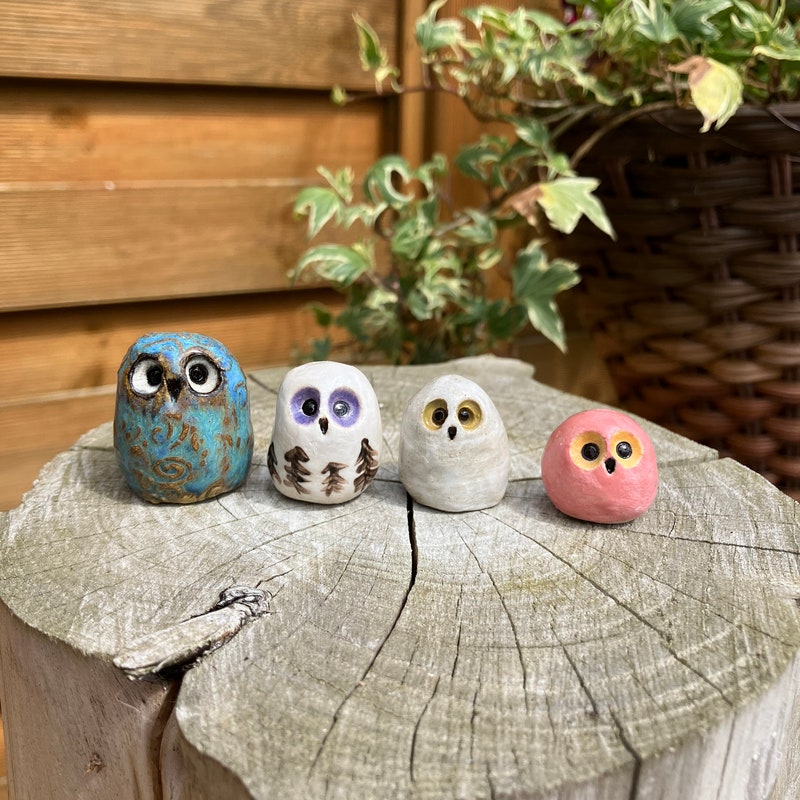 Ceramic Owl Sculpture - Etsy