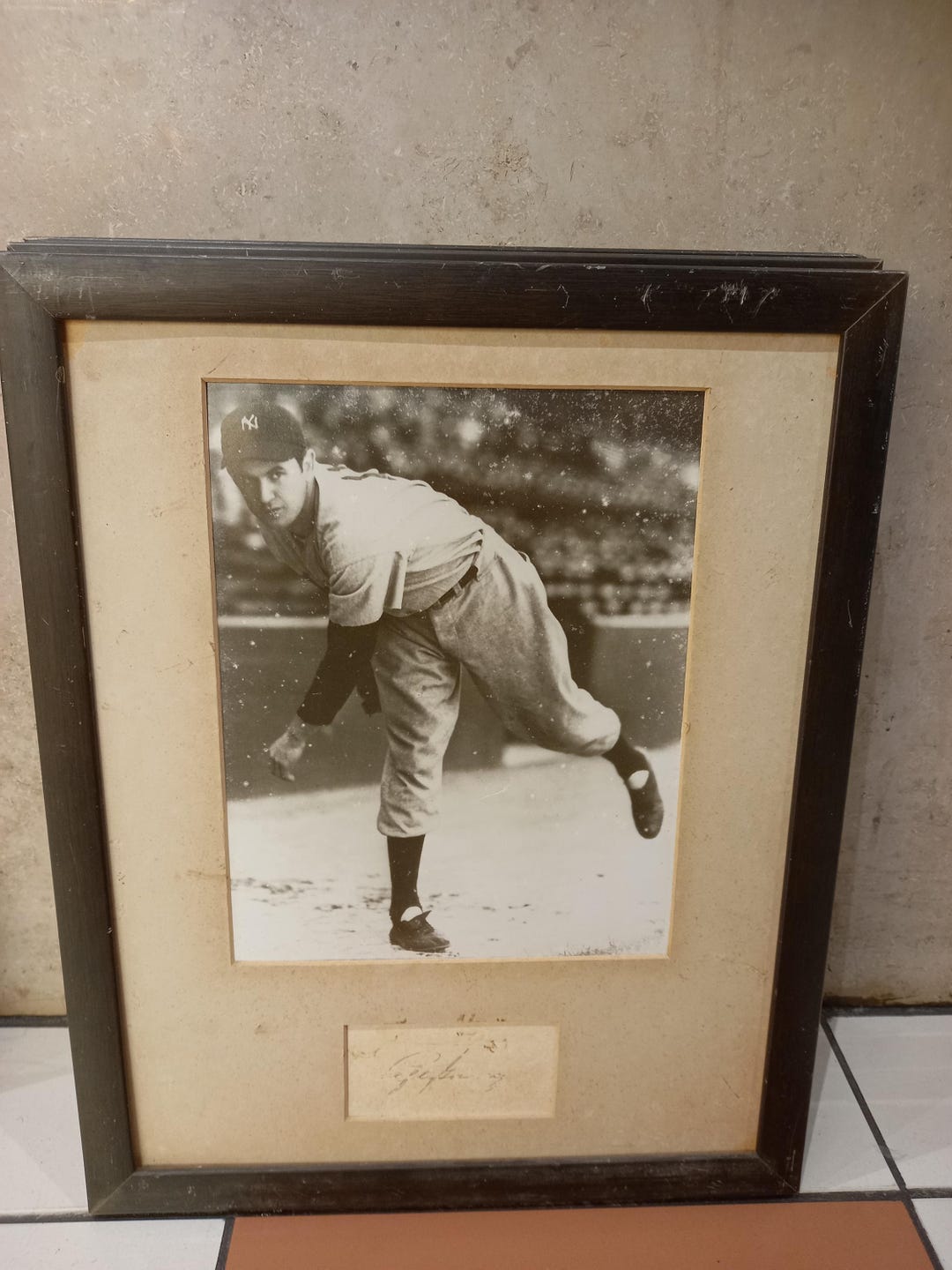 Rare American Baseball Legend Photo Autographed.. - Etsy