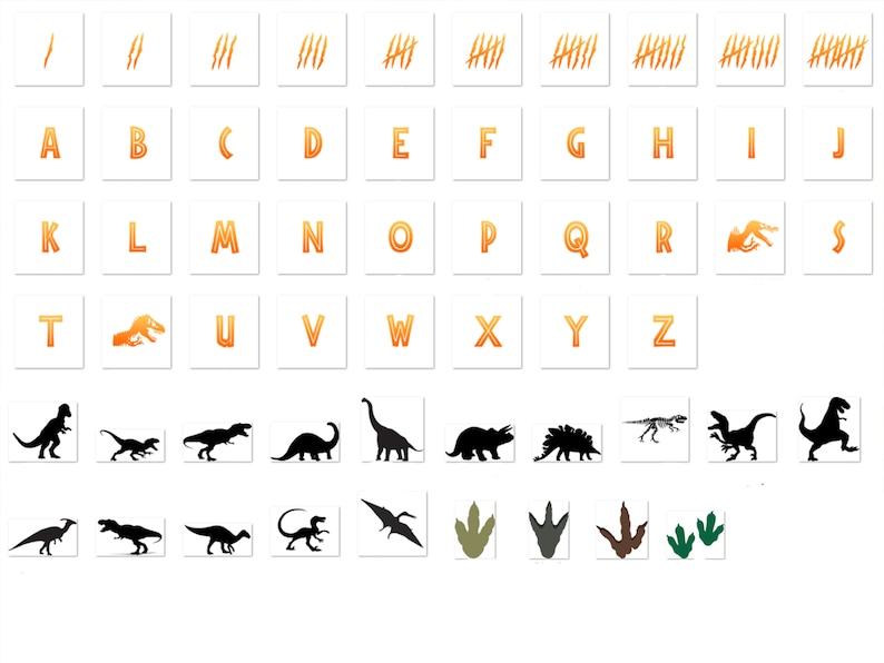 Dinosaur PNG Clipart: Jurassic T-rex Graphics (240 Files) (digital ...