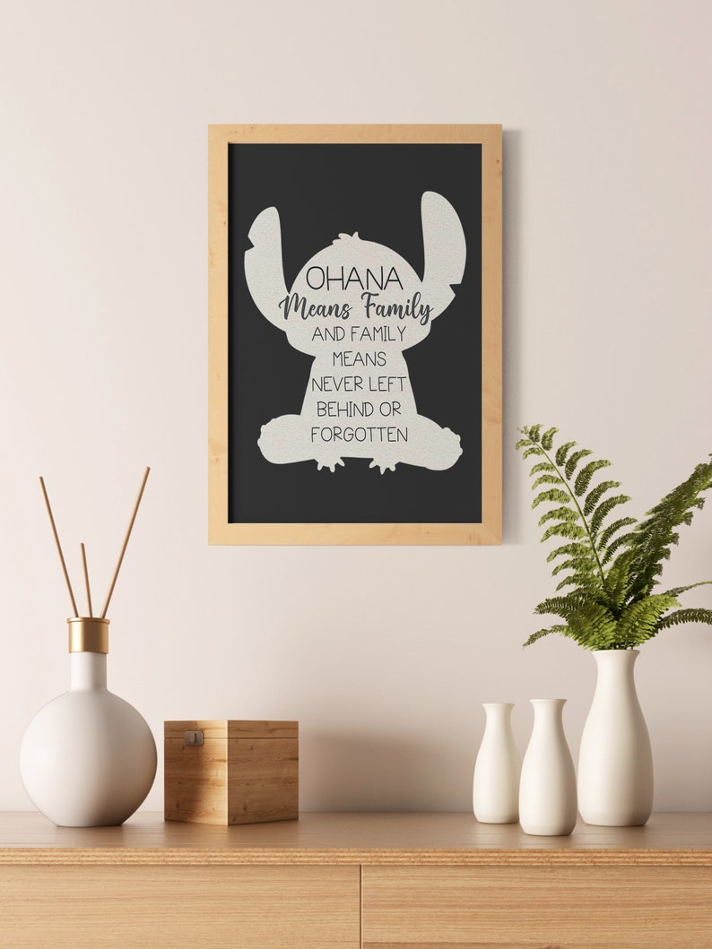 Ohana Means Family Printable Kids Wall Art (instant Download) - Etsy