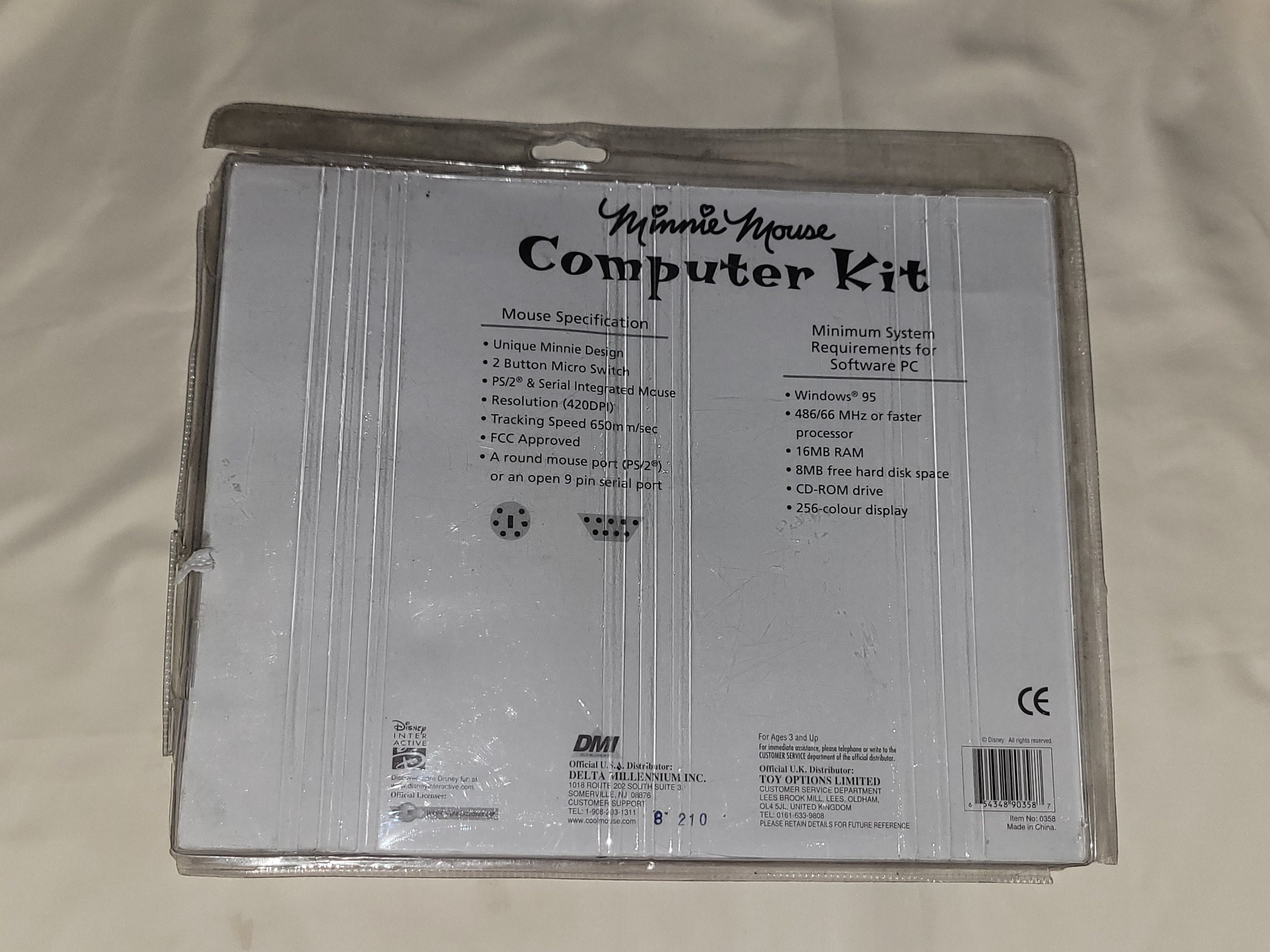 Minnie Mouse Computer Kit- Hard to Find Collectible Vintage Retro ...