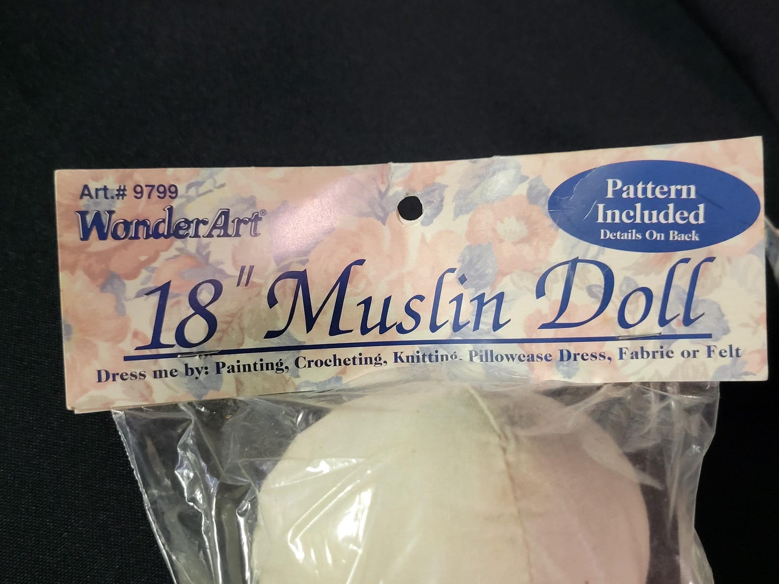 Muslin Doll New in Package Wonderart "timmy" Rag Cotton Polyester World ...