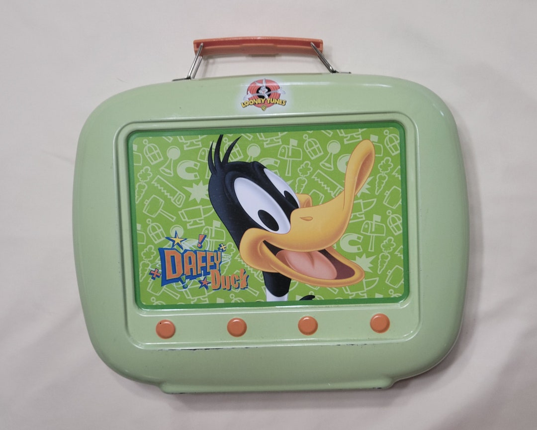 Vintage Daffy Duck Metal Case Shower Gel, Cologne Keychain Bugs Bunny ...
