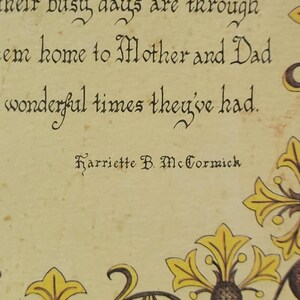 Grandfather Poem Vintage Hanging Wall Art Fathers Day Birthday Granddad ...