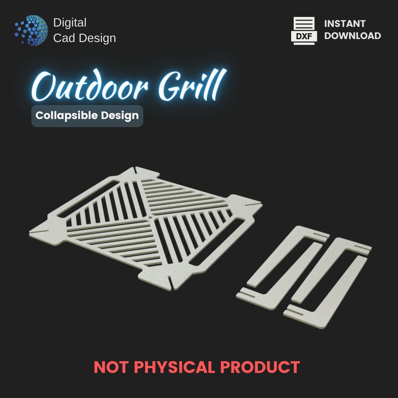 Outdoor Grill, Dxf File for Laser Cutting, Fire Pit Dxf Files, Outdoor ...
