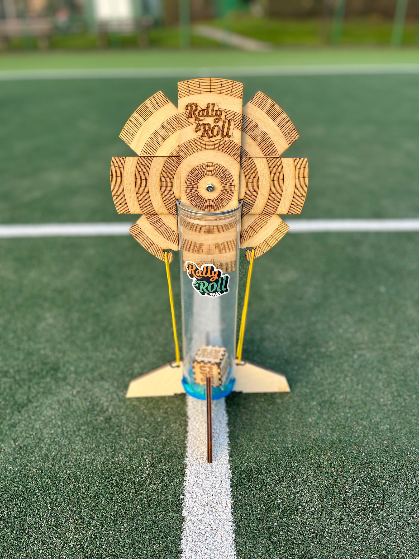 Rally & Roll - A Tennis Target Game With Workout Dice, Gift for Tennis ...