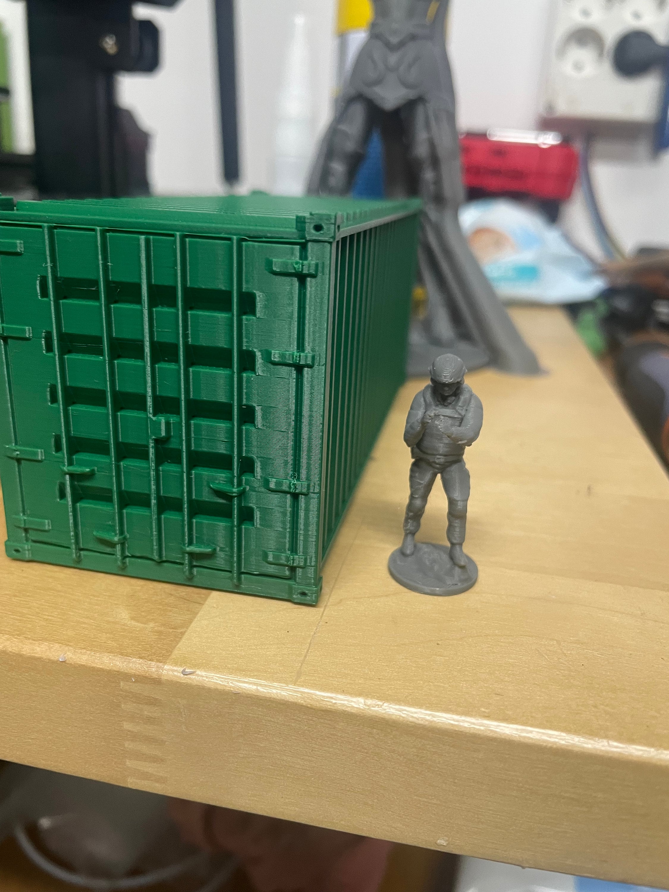 20-foot Shipping Container, Scale 1/43 - Etsy