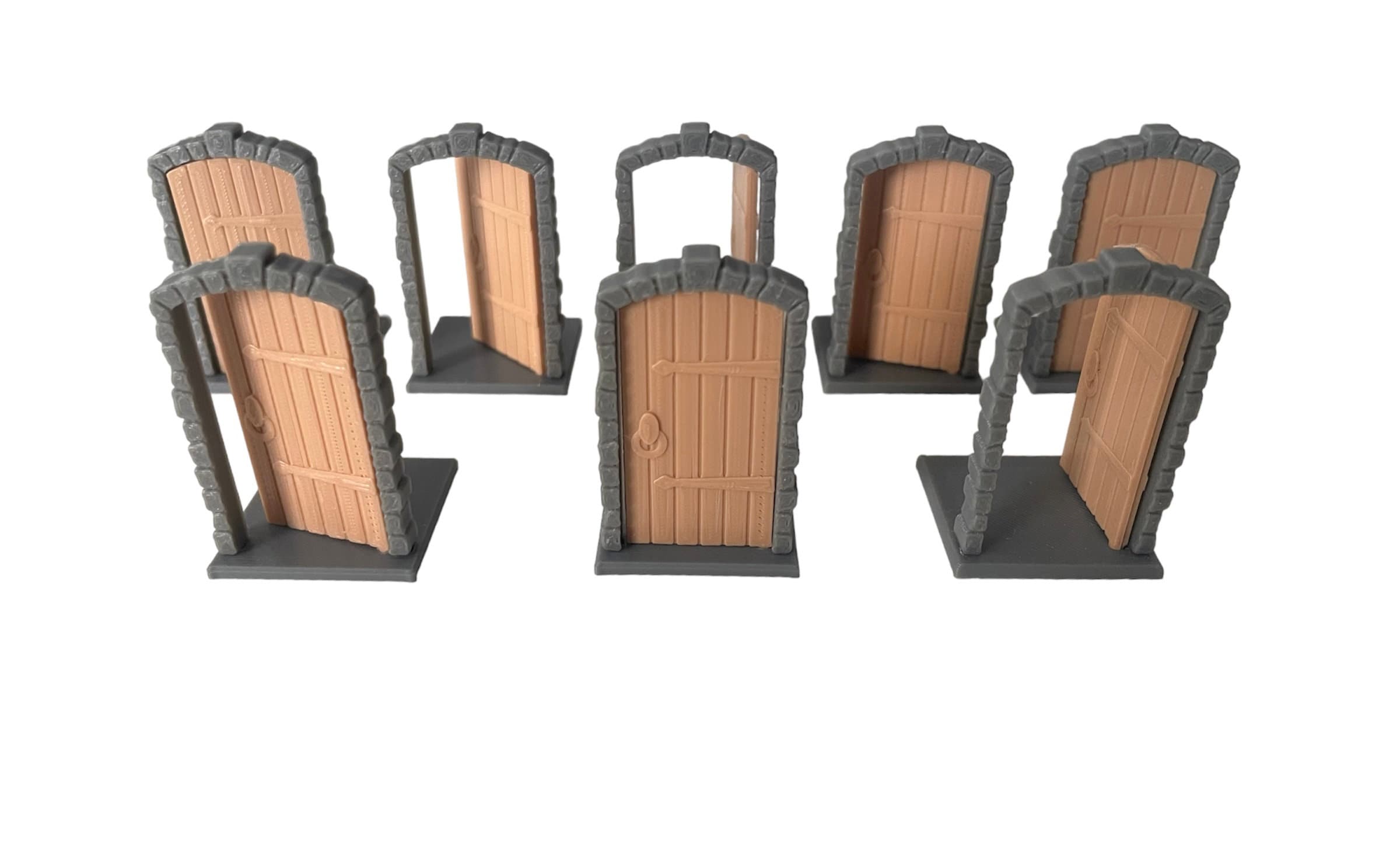 8 Miniature Doors, Heroquest, Dungeons of Dragons and More. Scale 28mm ...