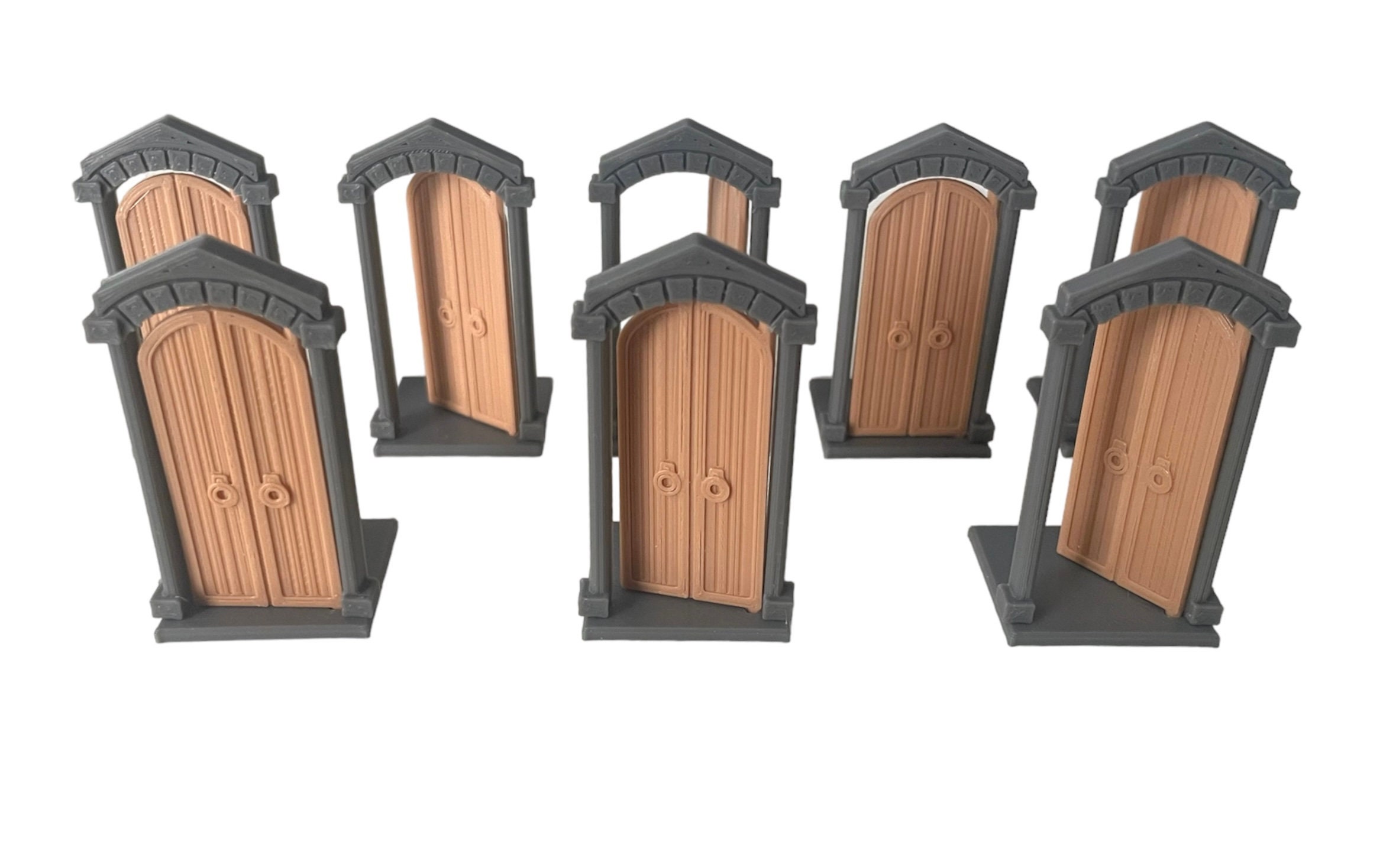 8 Miniature Doors, Heroquest, Dungeons of Dragons and More. Scale 28mm ...
