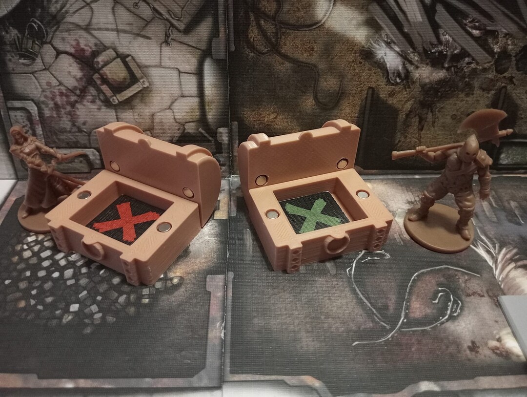 Lot of 5 Objective Chests, Tabletop Game Scenery - Etsy