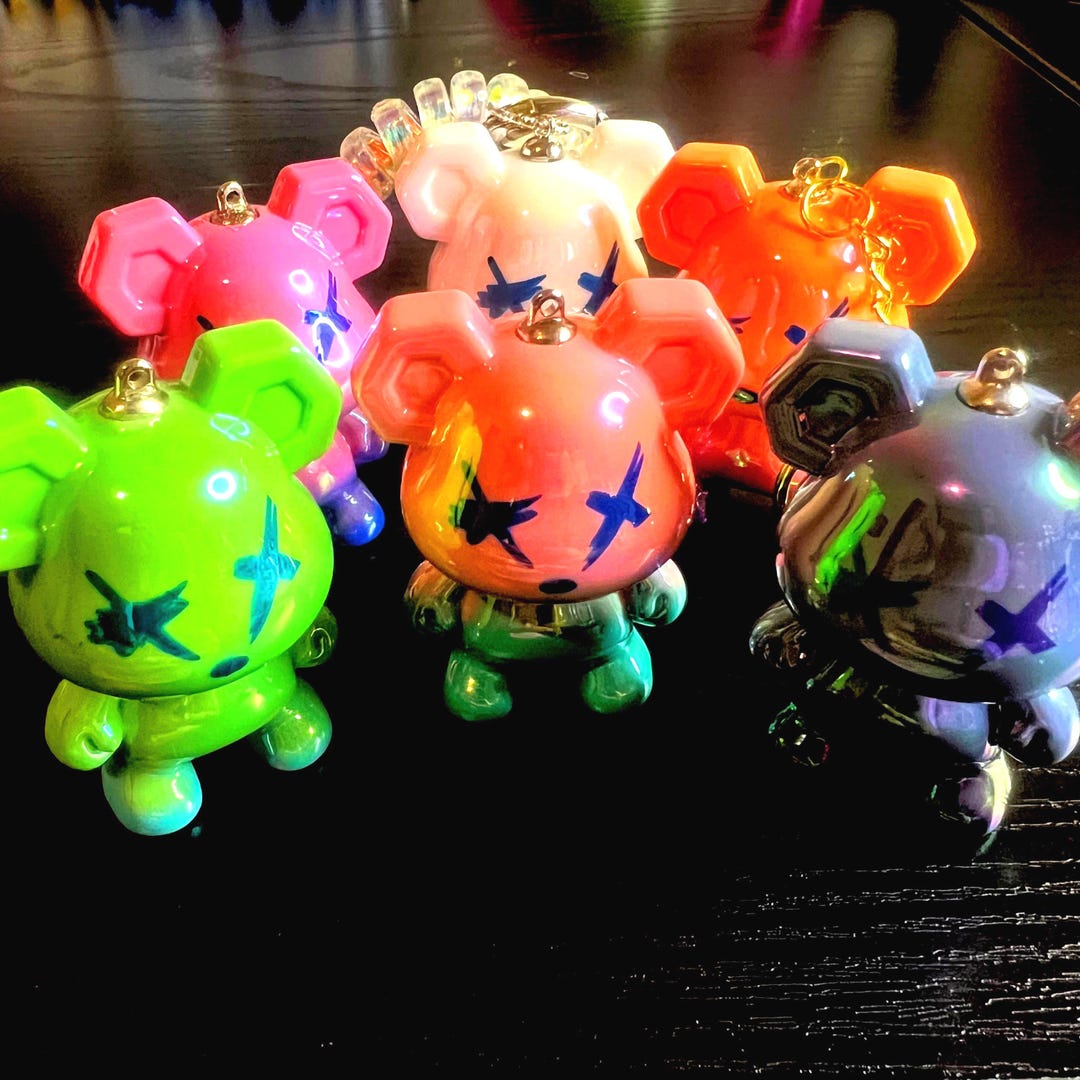 Guardian Bear Keychains - Etsy