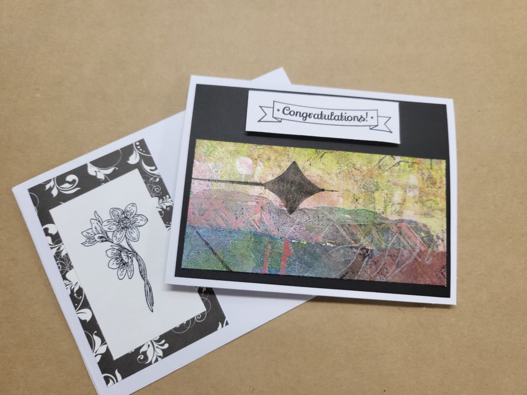 Congratulations Card with Matching Designed Envelopes - Etsy