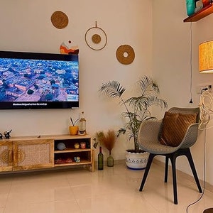 Solid Wood Tv Unit/cabinet for LED LCD Spiral Carving Cane TV Stand for ...