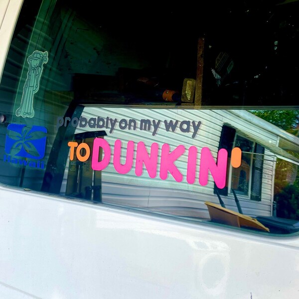 Dunkin Door Sign - Etsy