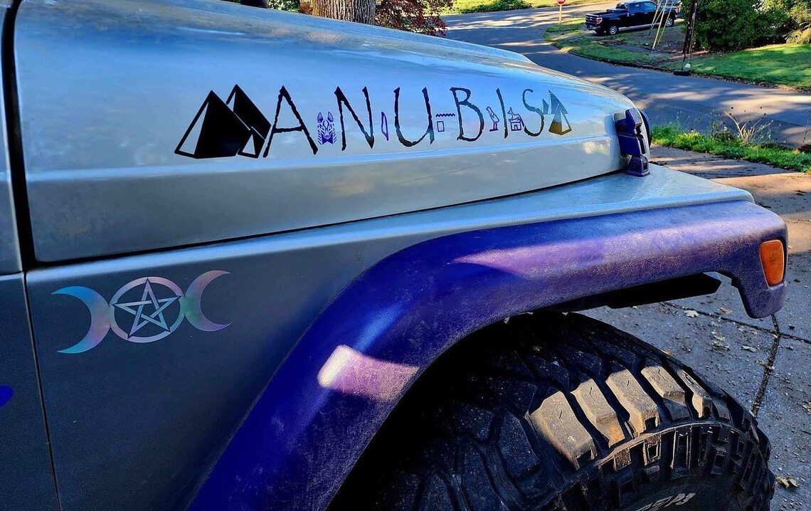 Car Name Vinyl Decals - Etsy