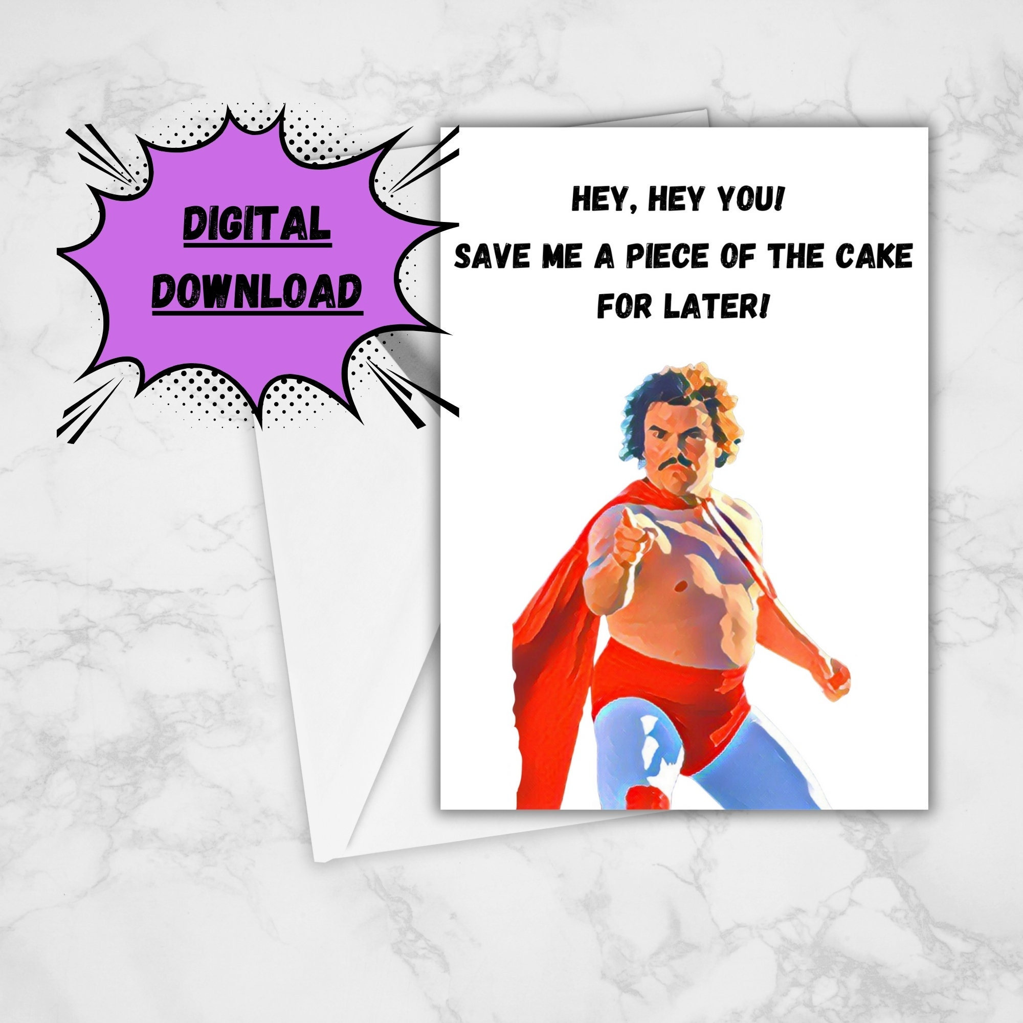 Nacho Libre Card Download Easy Printable Card With Inspired Nacho Libre ...