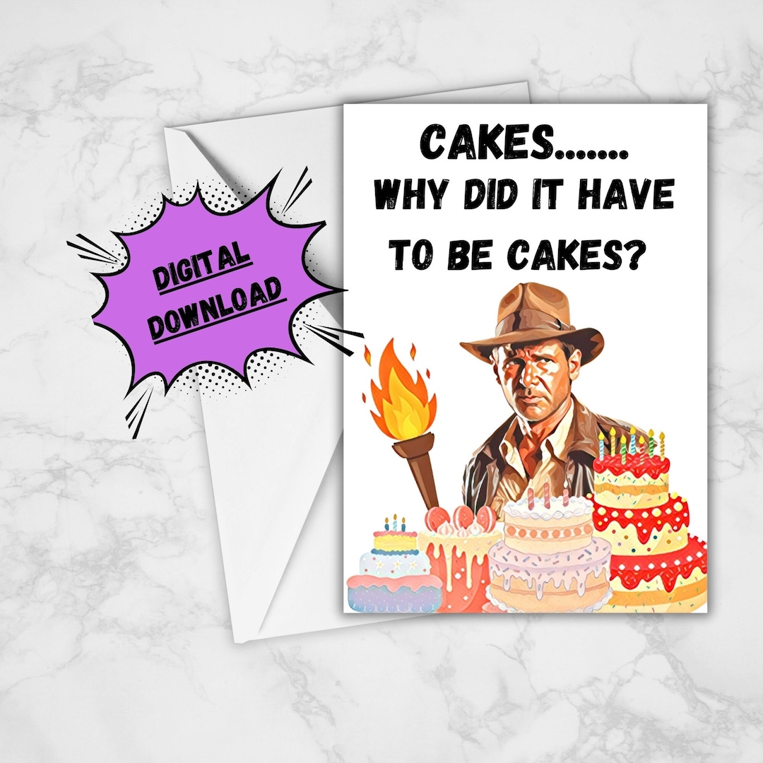 Indiana Jones Card Download Easy Printable Card With Inspired Indiana ...