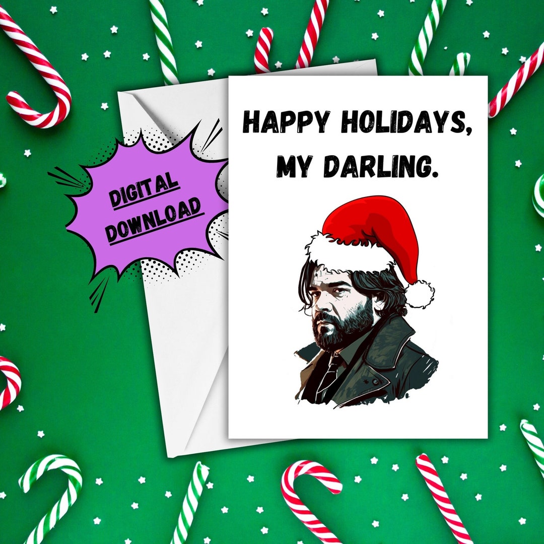 Lazlo Happy Holidays Card Download Print at Home Card With Lazlo of ...
