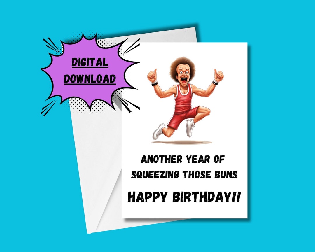 Richard Simmons Birthday Card Download Easy Printable Card With Richard ...