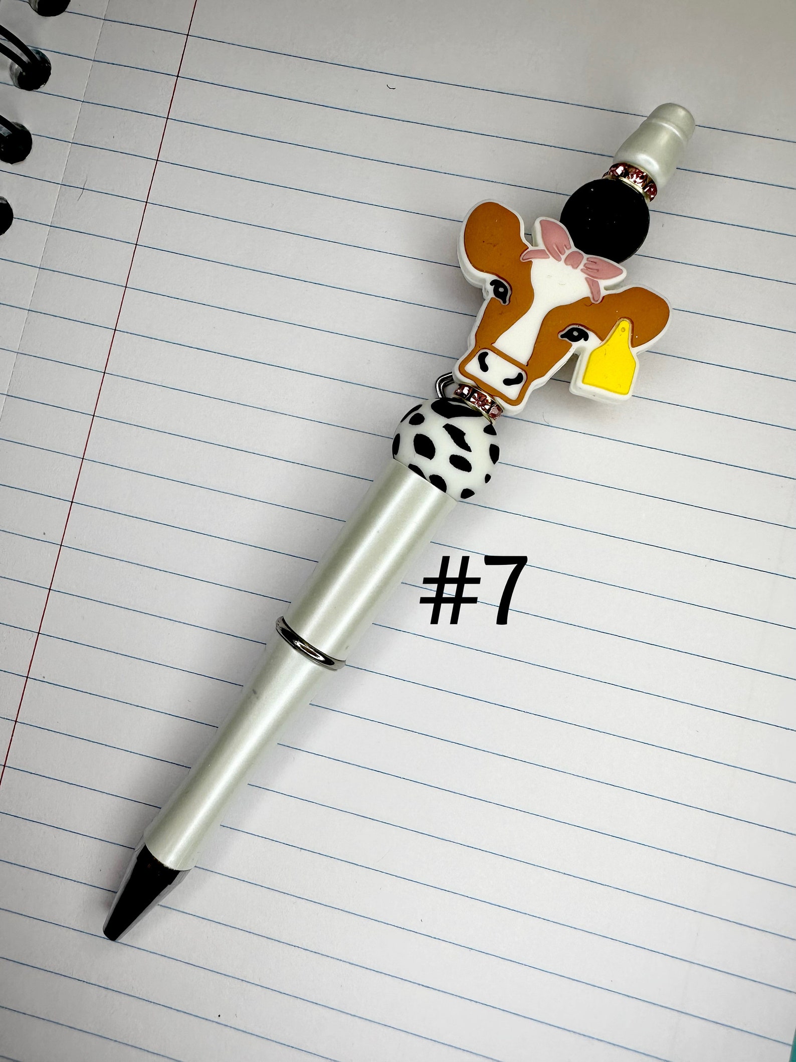 Cow Collection Custom Beaded Pens - Etsy