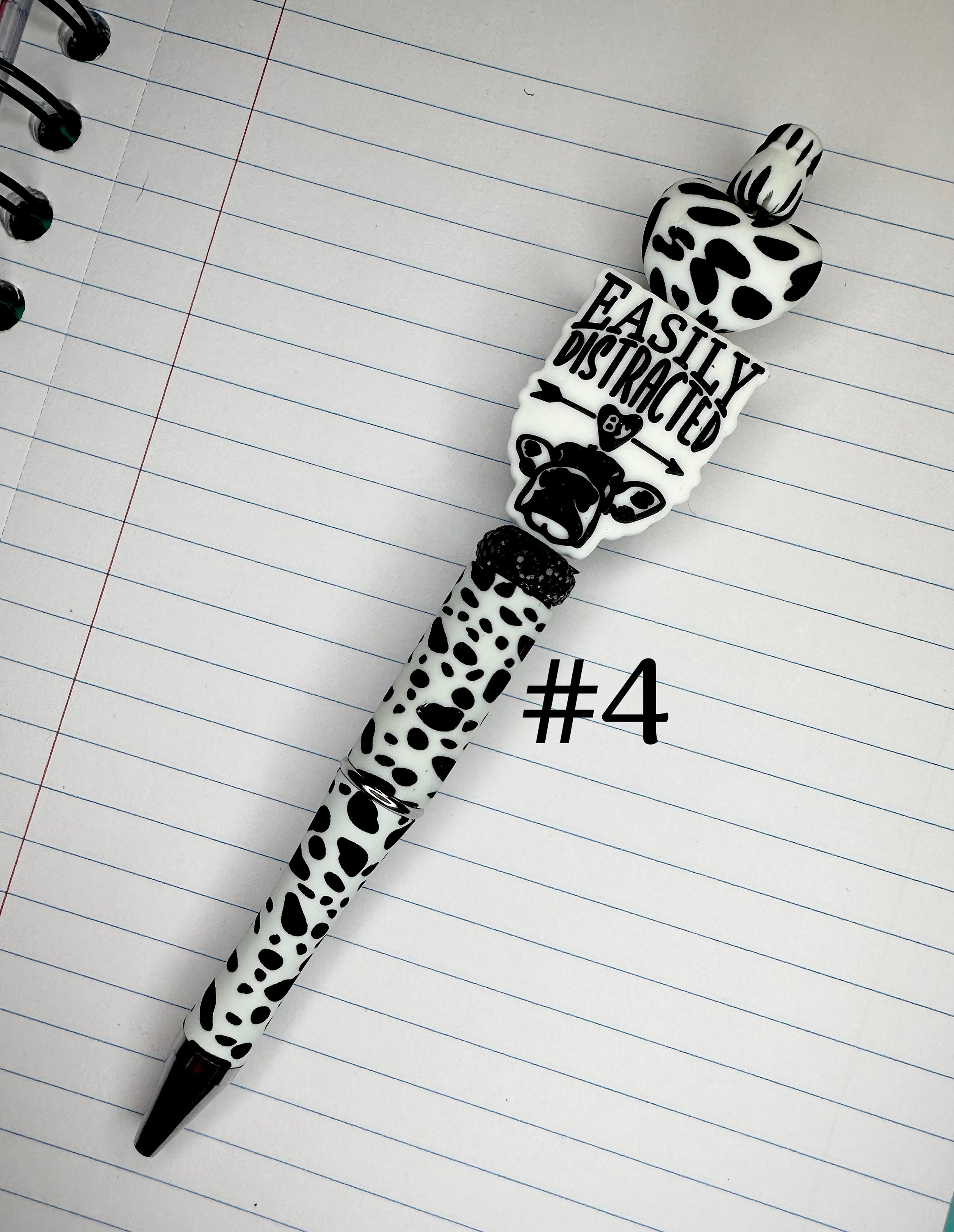 Cow Collection Custom Beaded Pens - Etsy