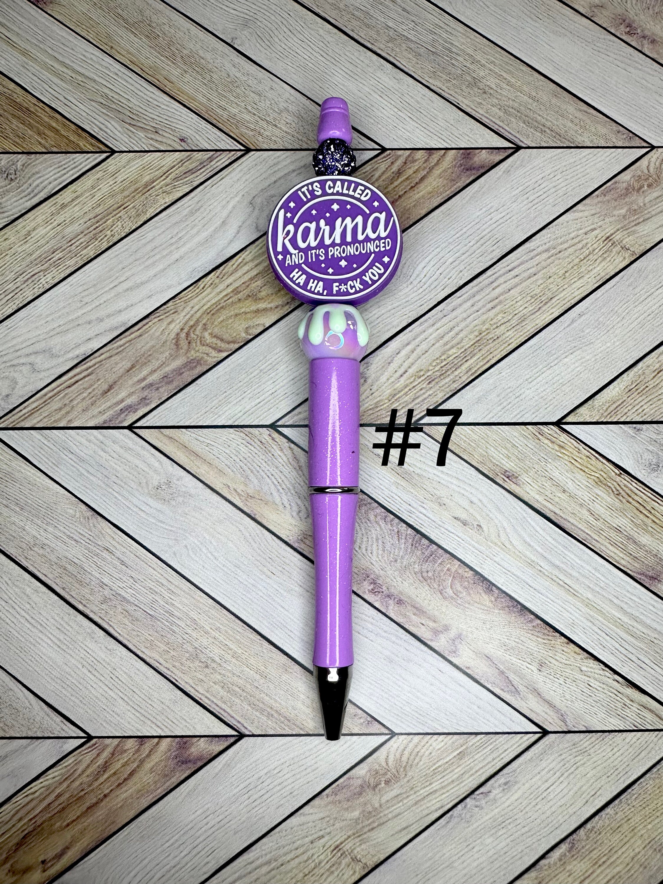 Custom Beaded Pens - Etsy