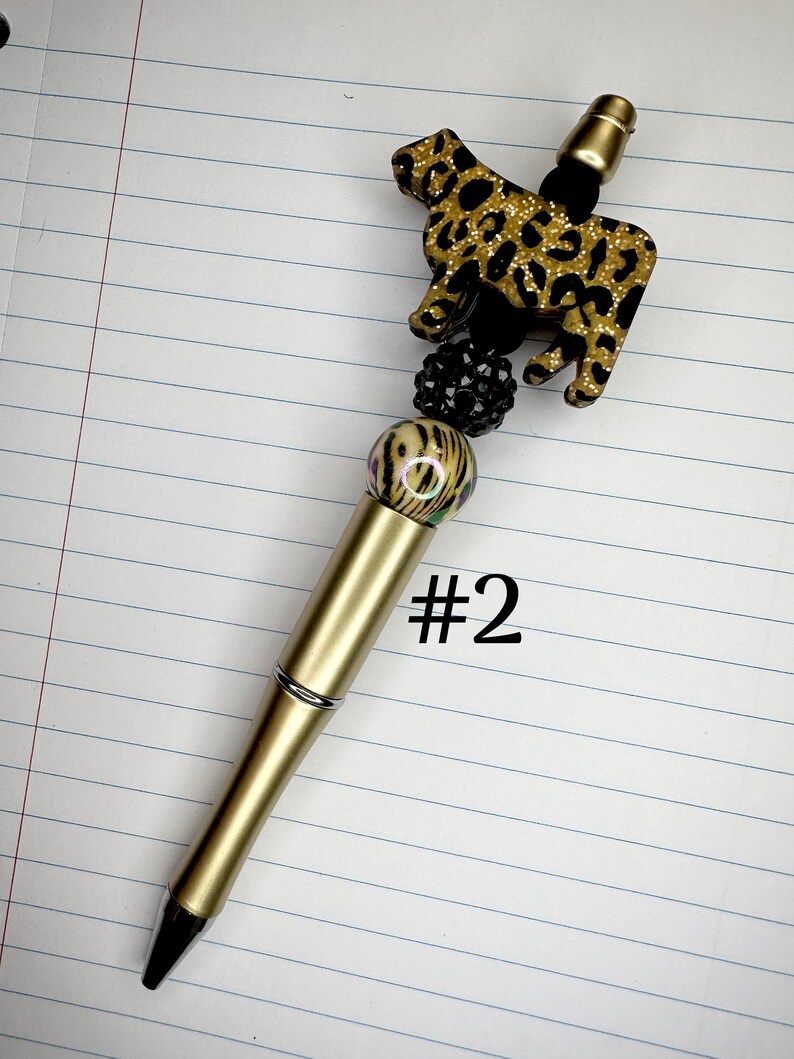 Cow Collection Custom Beaded Pens - Etsy