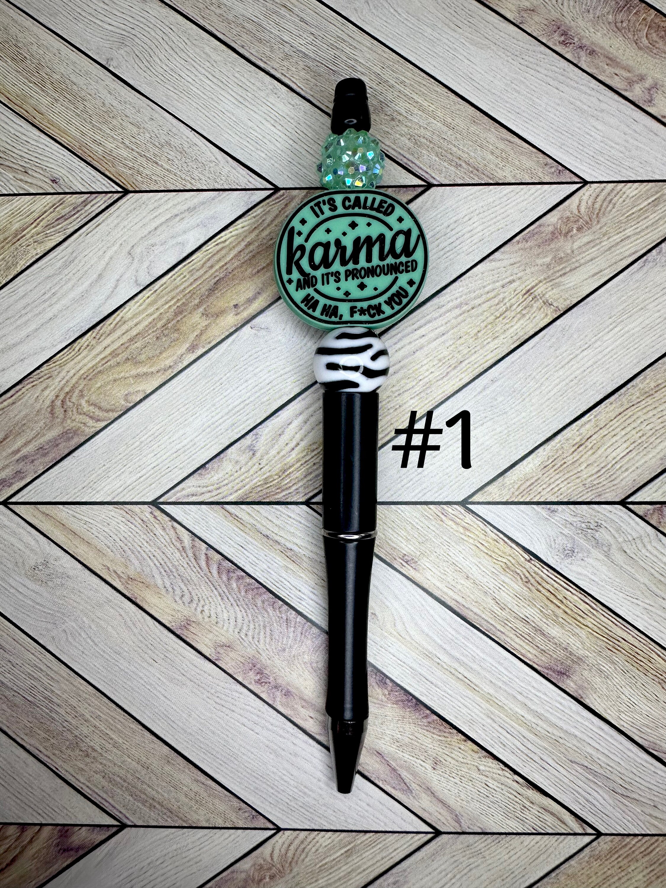 Custom Beaded Pens - Etsy