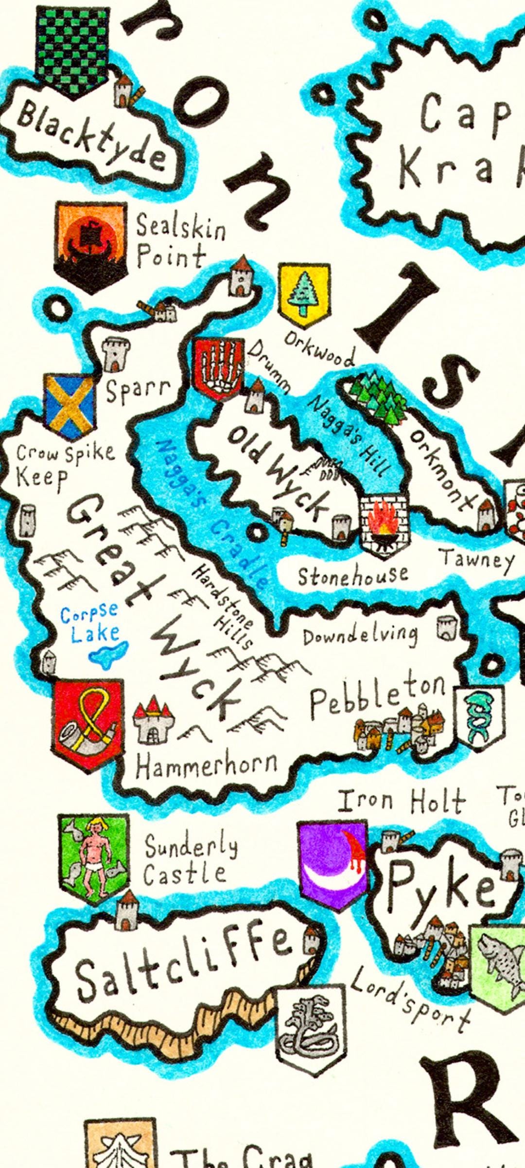 Westeros Sigil Map (digital File) - Etsy